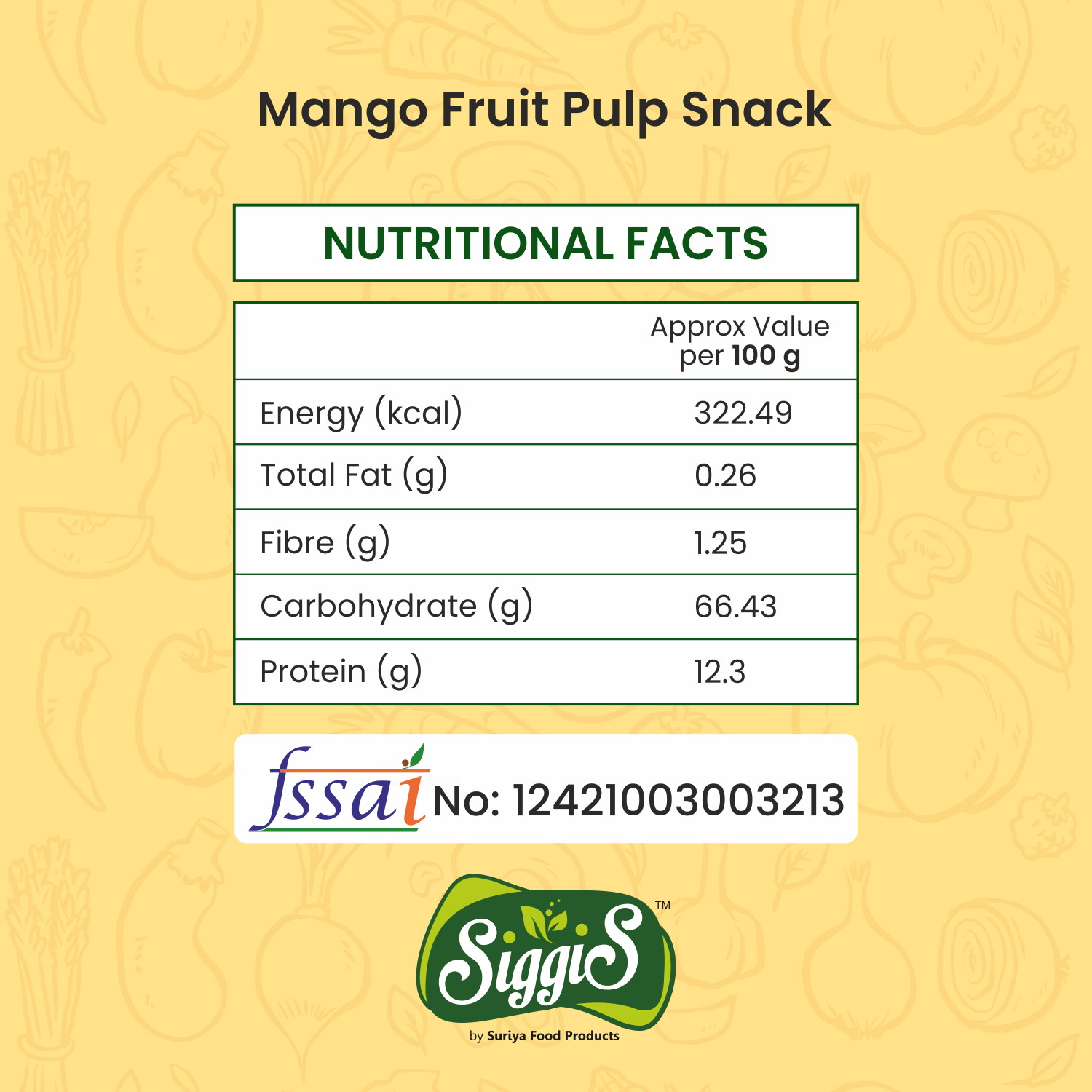 SiggiS - Mango Fruit Pulp Snack | மாங்காய் வடை | आम फल नाश्ता – Siggis ...