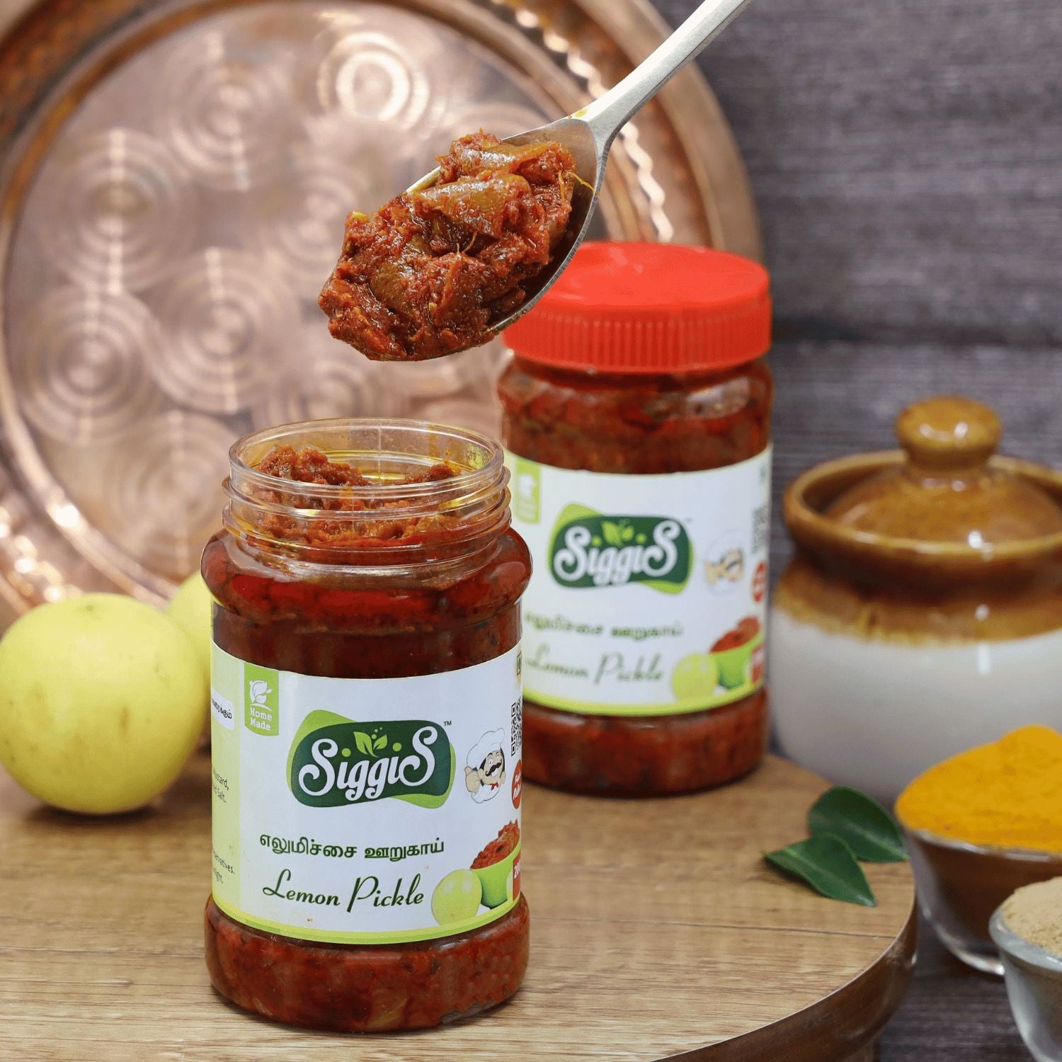 Siggis - Lemon Pickle | எலுமிச்சை ஊறுகாய் | नींबू अचार – Siggis Foods