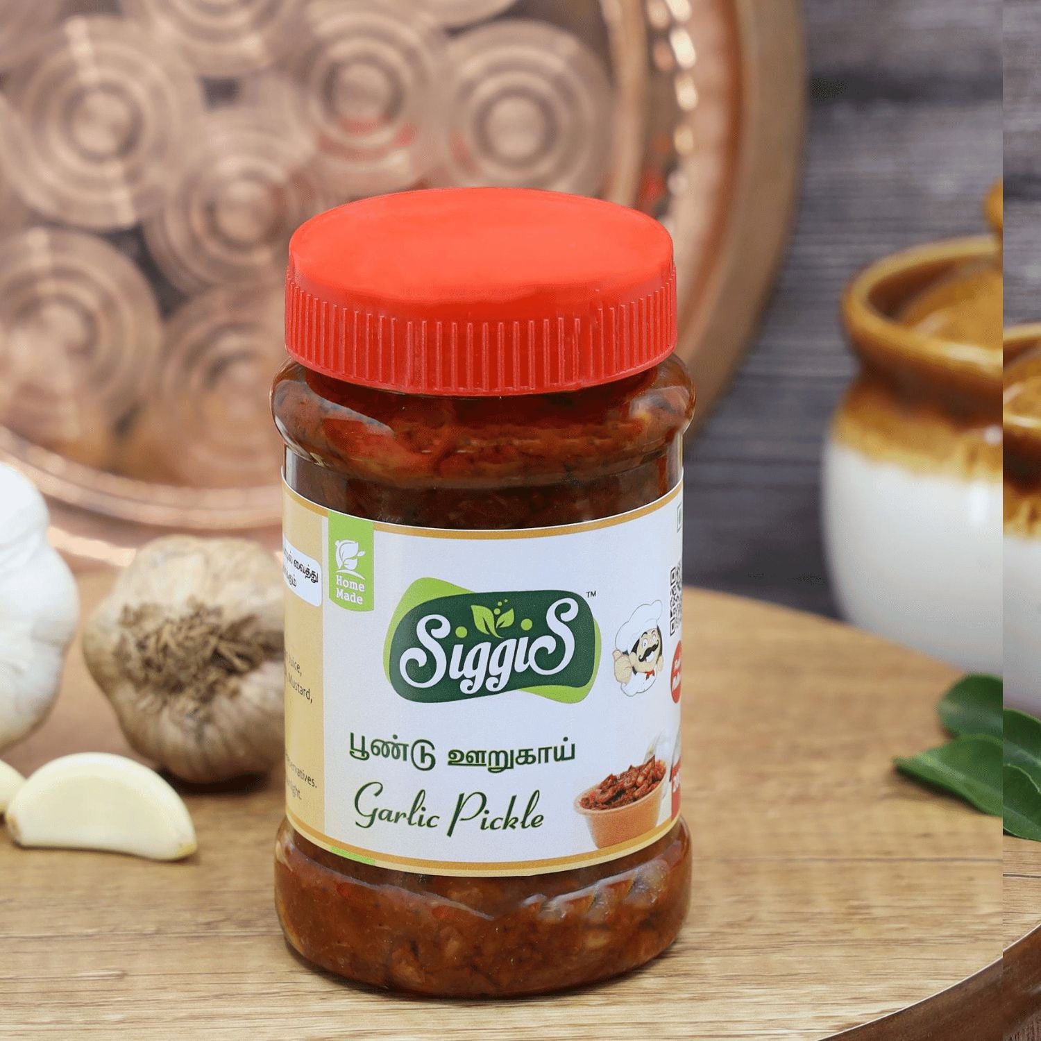 Siggis - Garlic Pickle | பூண்டு ஊறுகாய் | लहसुन अचार – Siggis Foods